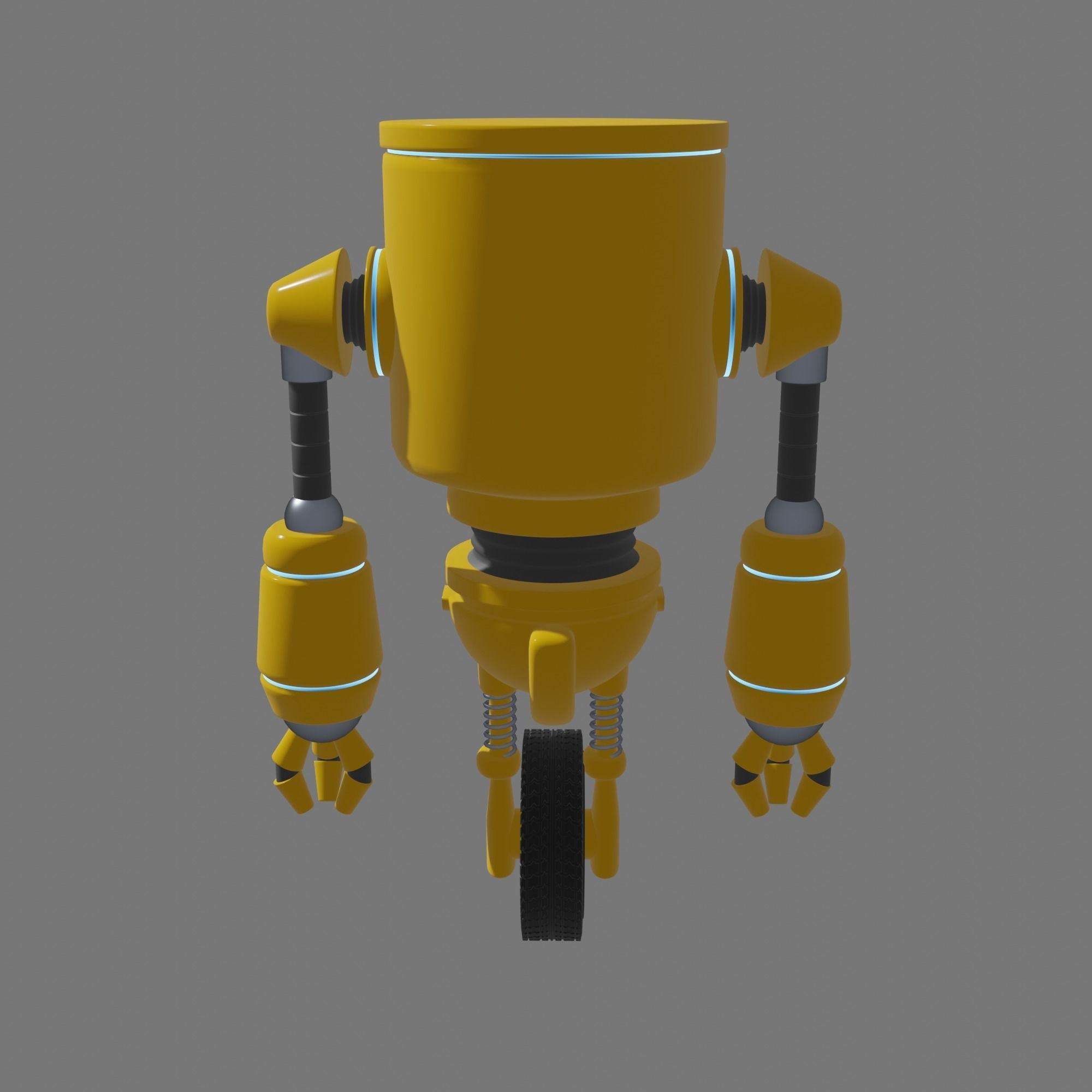 3d Model Robot Vr Ar Low Poly Cgtrader