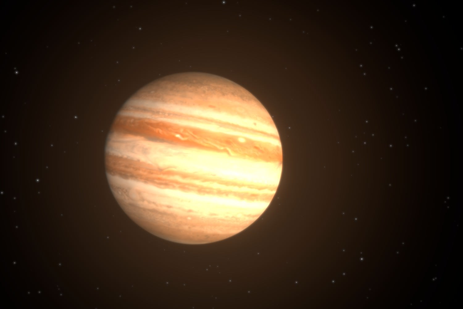 Jupiter in space 3D model | CGTrader