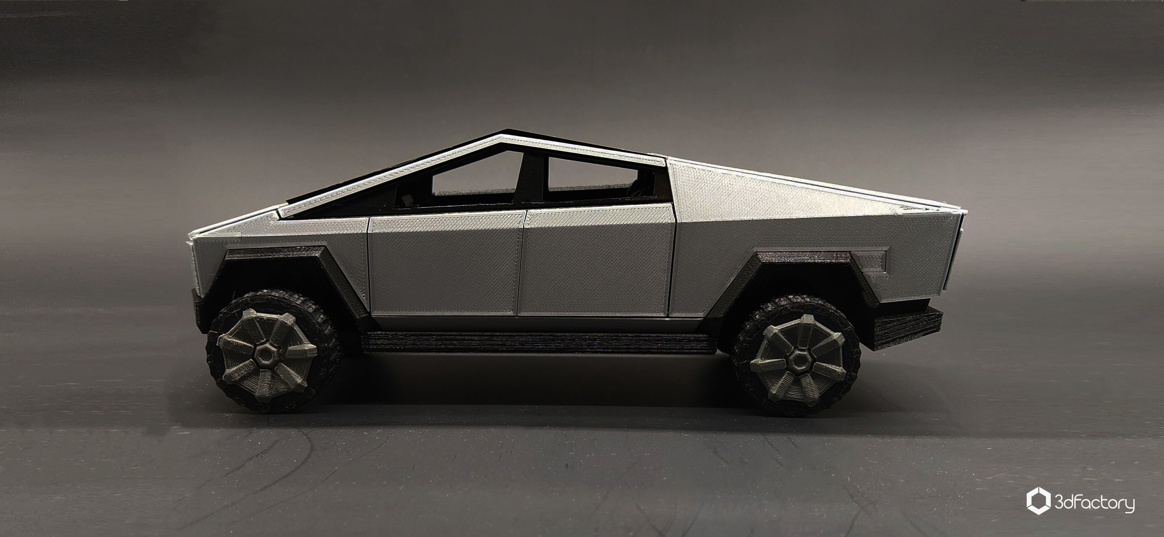 Tesla Cybertruck - 3dPrintable - 3dFactory 3D model 3D printable | CGTrader