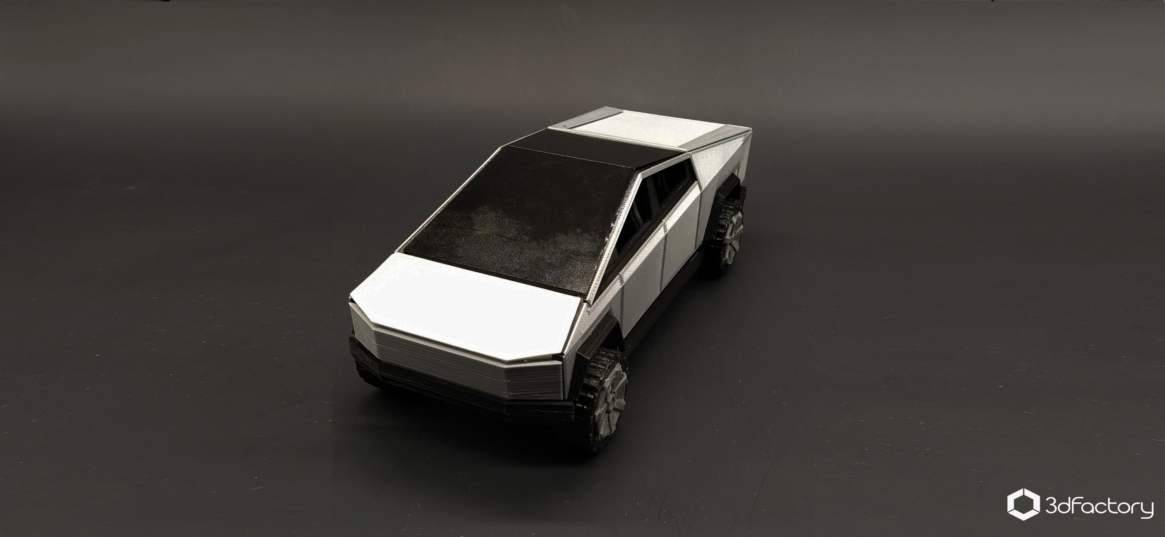 Tesla Cybertruck - 3dPrintable - 3dFactory 3D model 3D printable | CGTrader