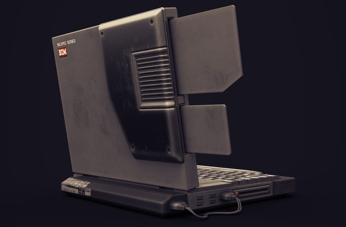 3D model Lowpoly Game Ready Cyberpunk Laptop VR / AR / low-poly | CGTrader