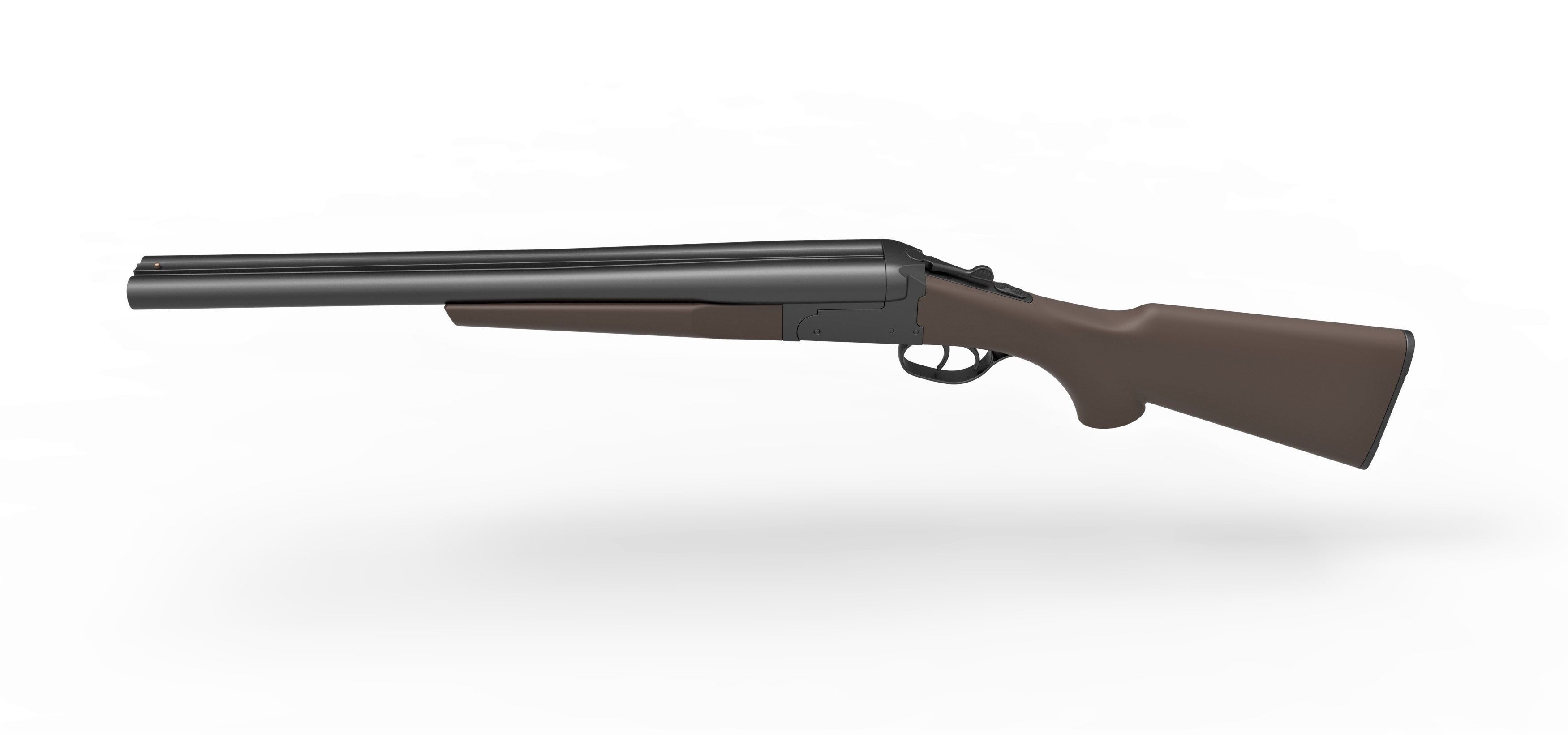 Double Barreled Remington Coach gun 3D model | CGTrader