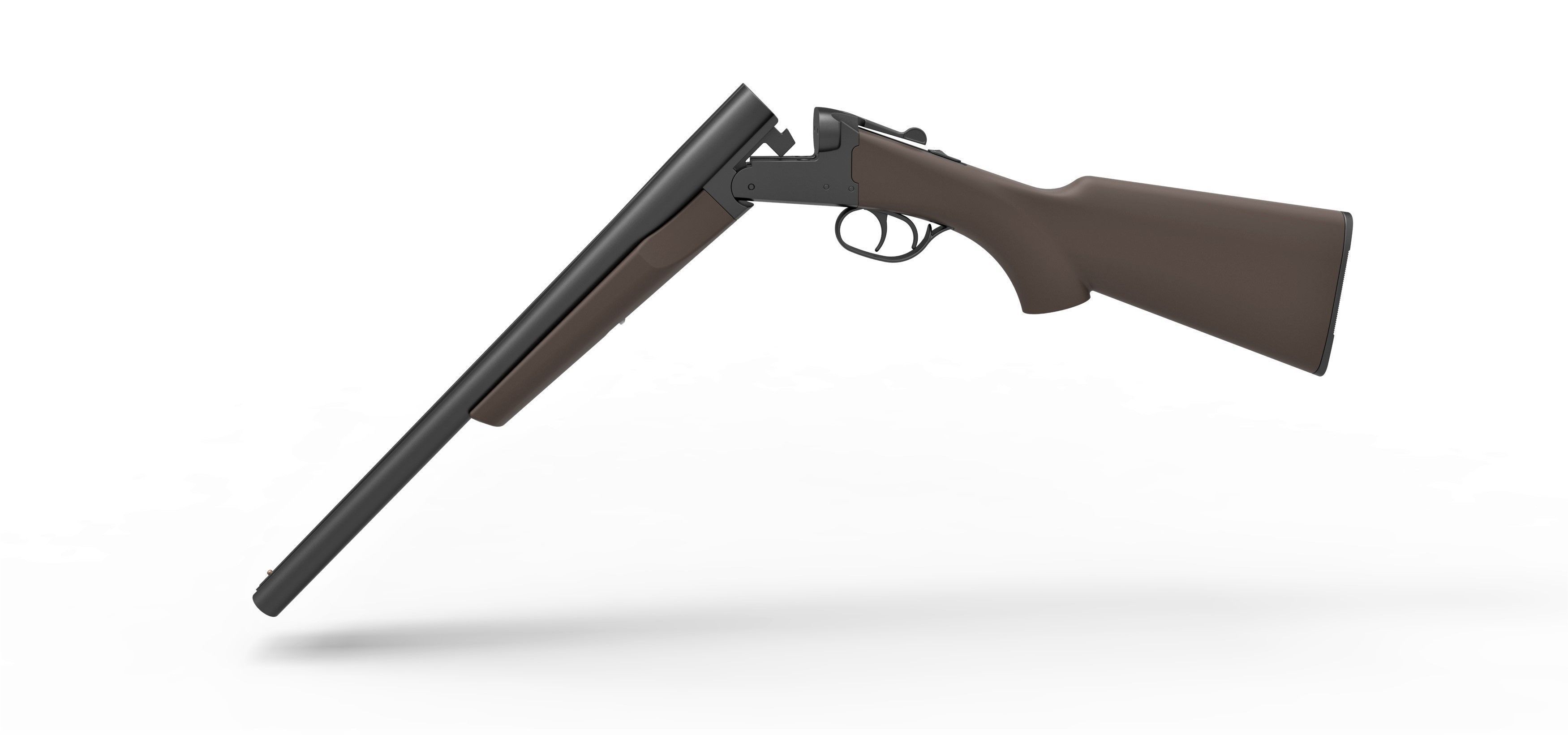 Double Barreled Remington Coach gun 3D model | CGTrader
