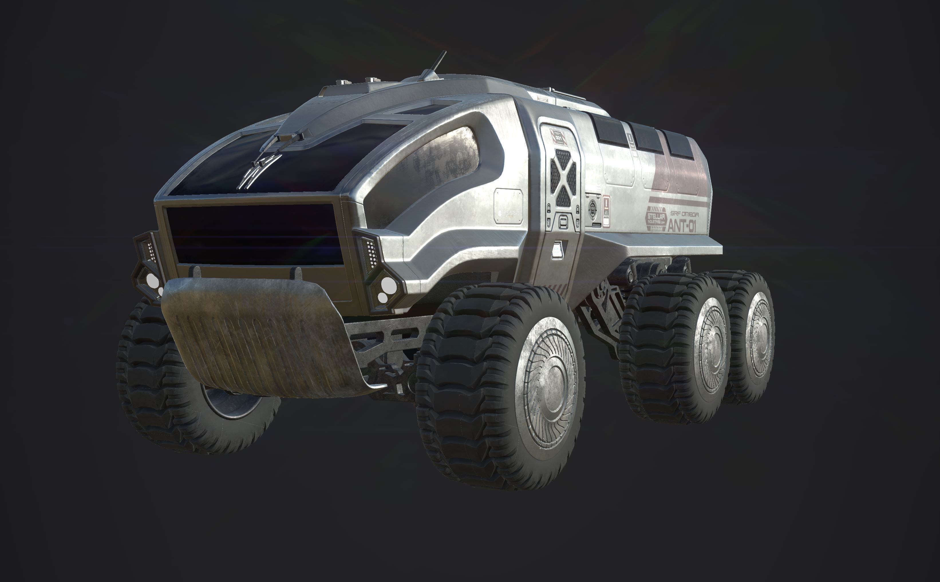 Planetary Rover ANT-01 Stellar Industries corp 3D model | CGTrader