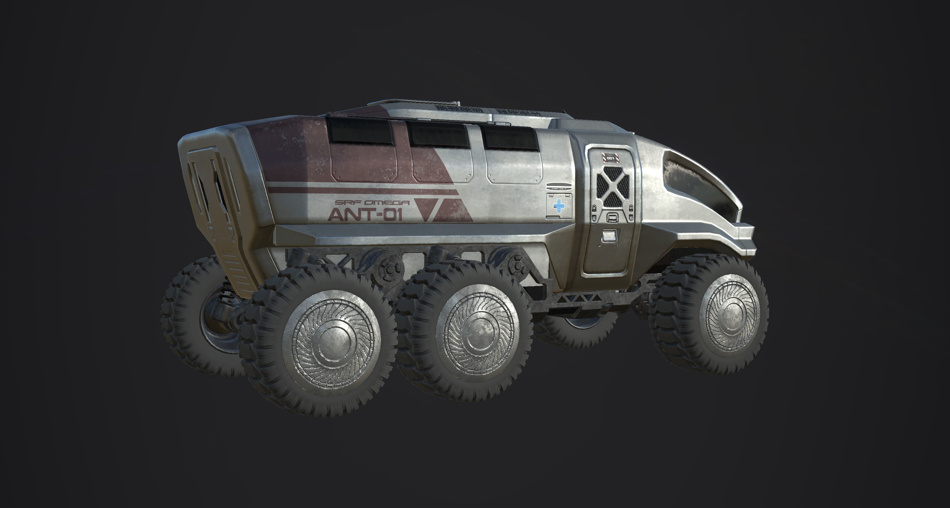 Planetary Rover ANT-01 Stellar Industries corp 3D model | CGTrader
