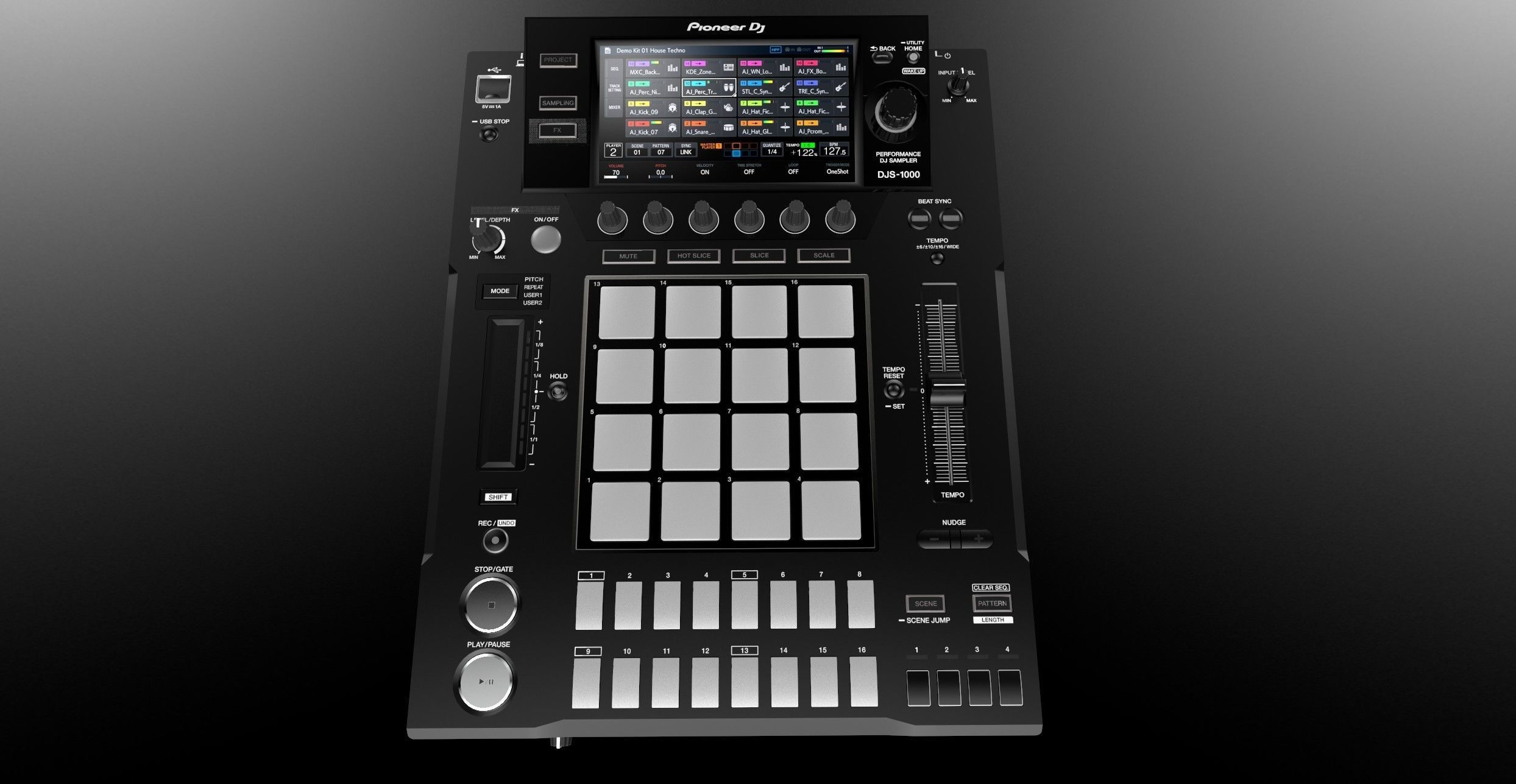 PioneerDJ DJS-1000 DJ Sampler 3D model | CGTrader