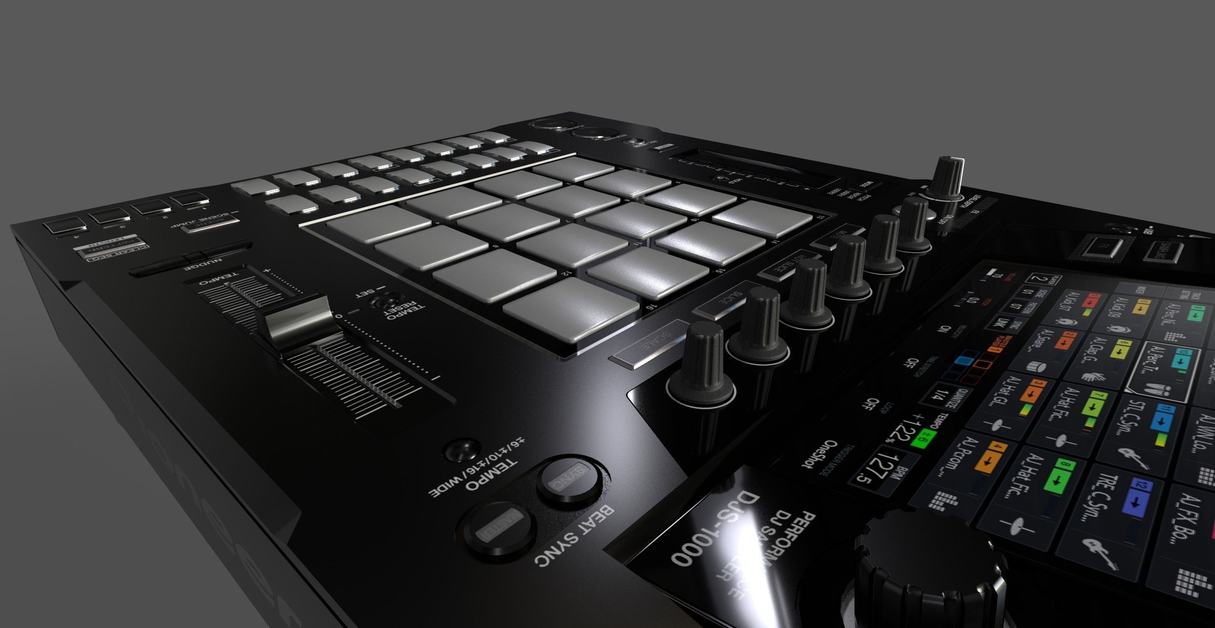 PioneerDJ DJS-1000 DJ Sampler 3D model | CGTrader