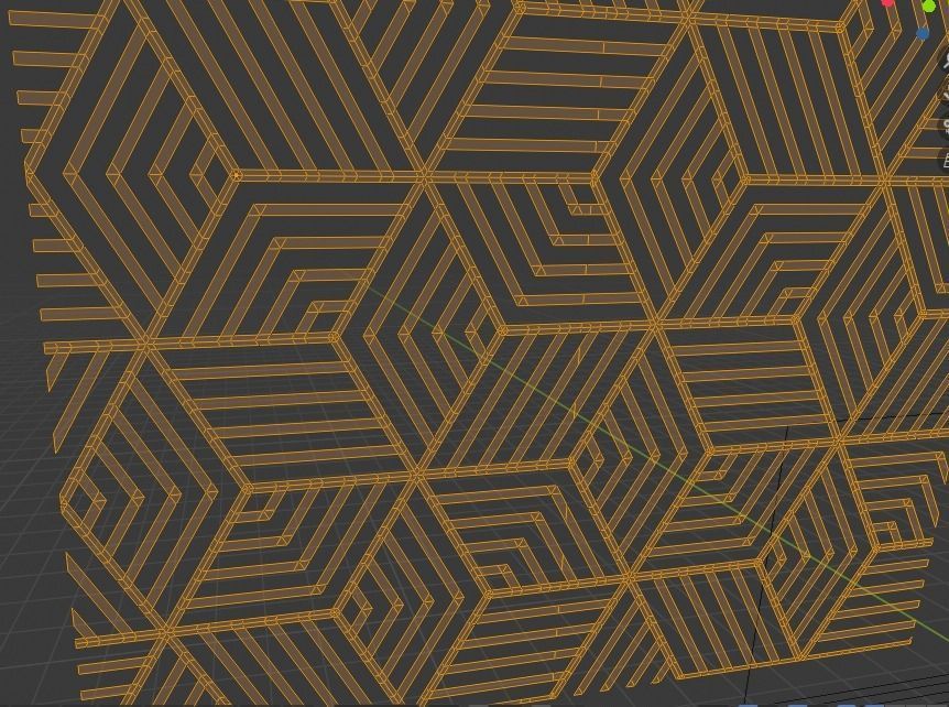 Modern Ornaments Pattern Collection 3D model | CGTrader