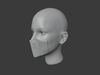 Covid 19 Face mask free 3D model 3D printable | CGTrader