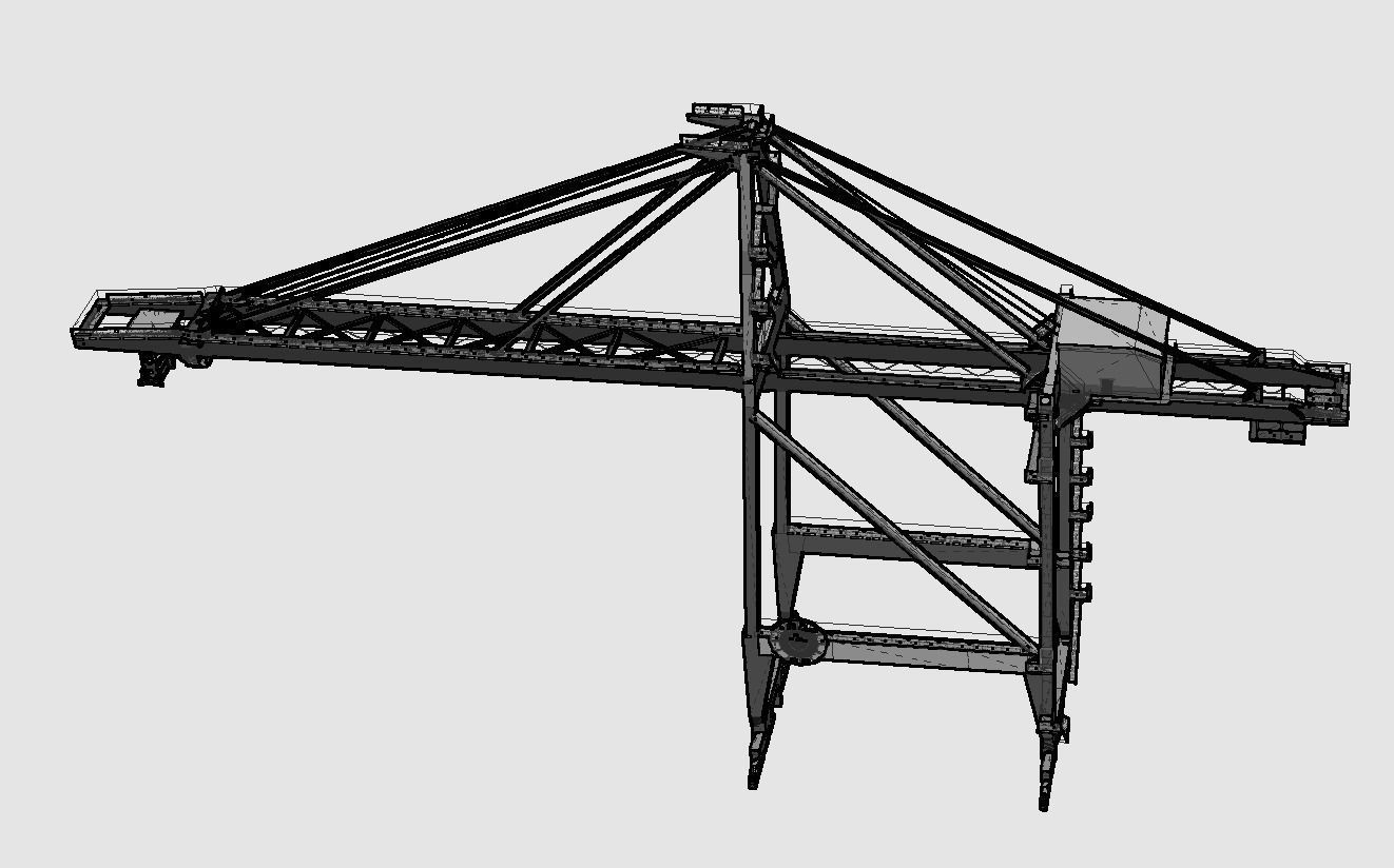 3D model STS CRANE VR / AR / low-poly | CGTrader