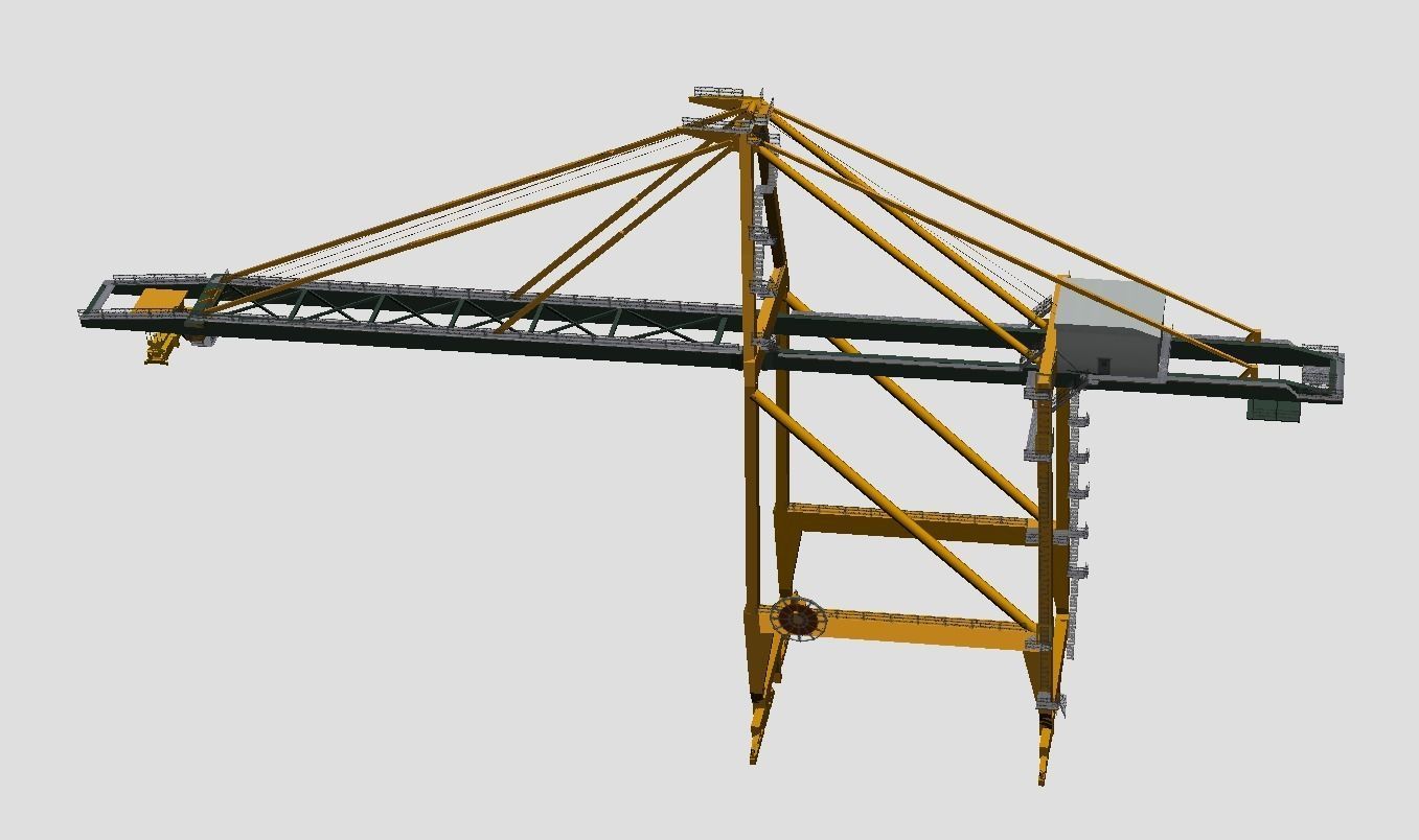 3D model STS CRANE VR / AR / low-poly | CGTrader
