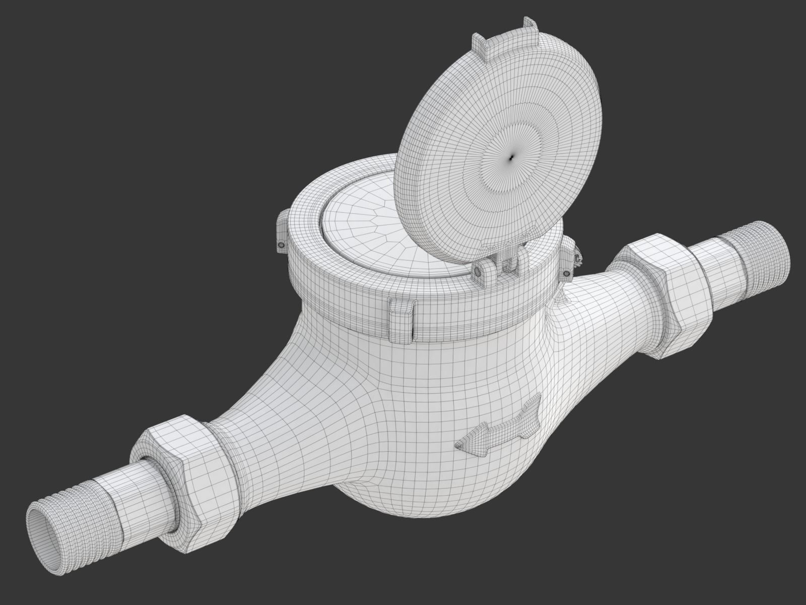 Water Meter 3D model | CGTrader