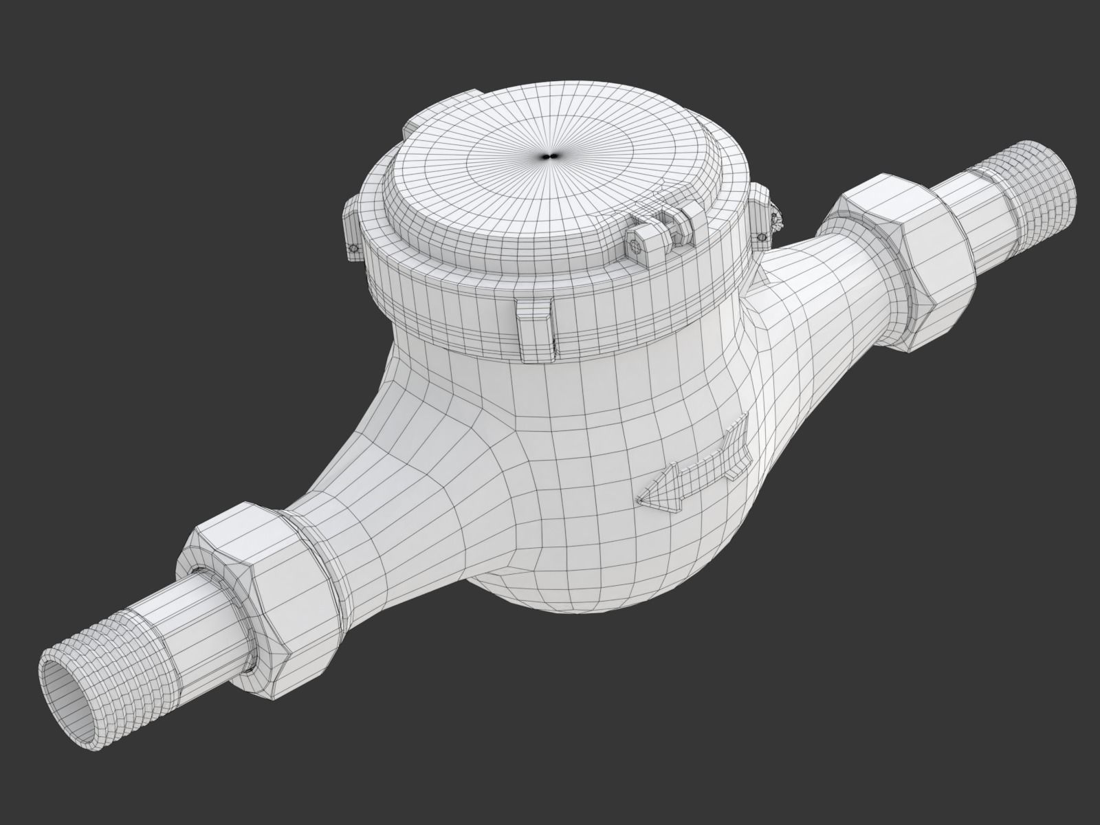 Water Meter 3D model | CGTrader