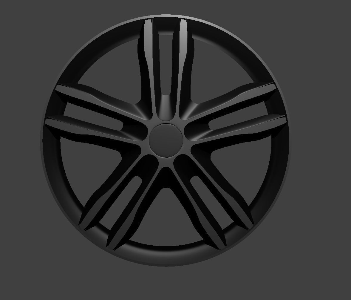 BMW M light alloy wheels 19 Double-spoke 704M 3D asset 2