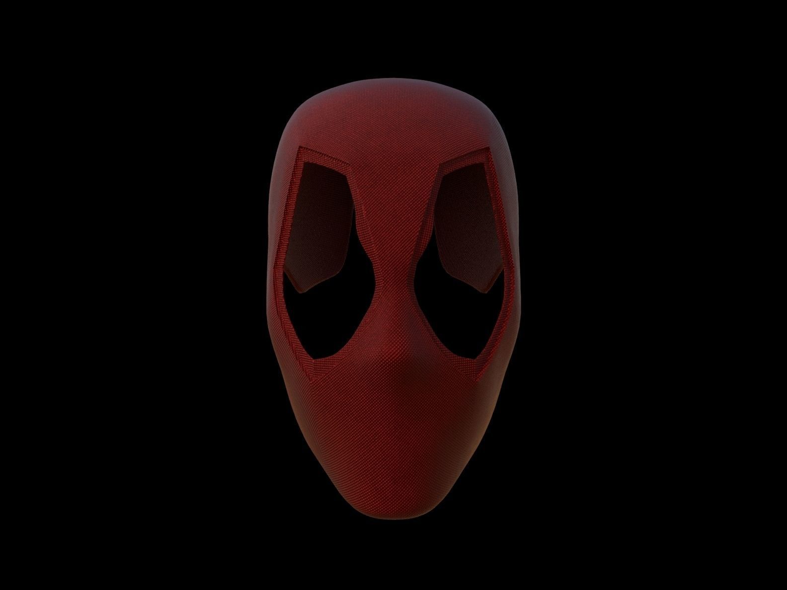 Deadpool mask 3D model 3D printable | CGTrader