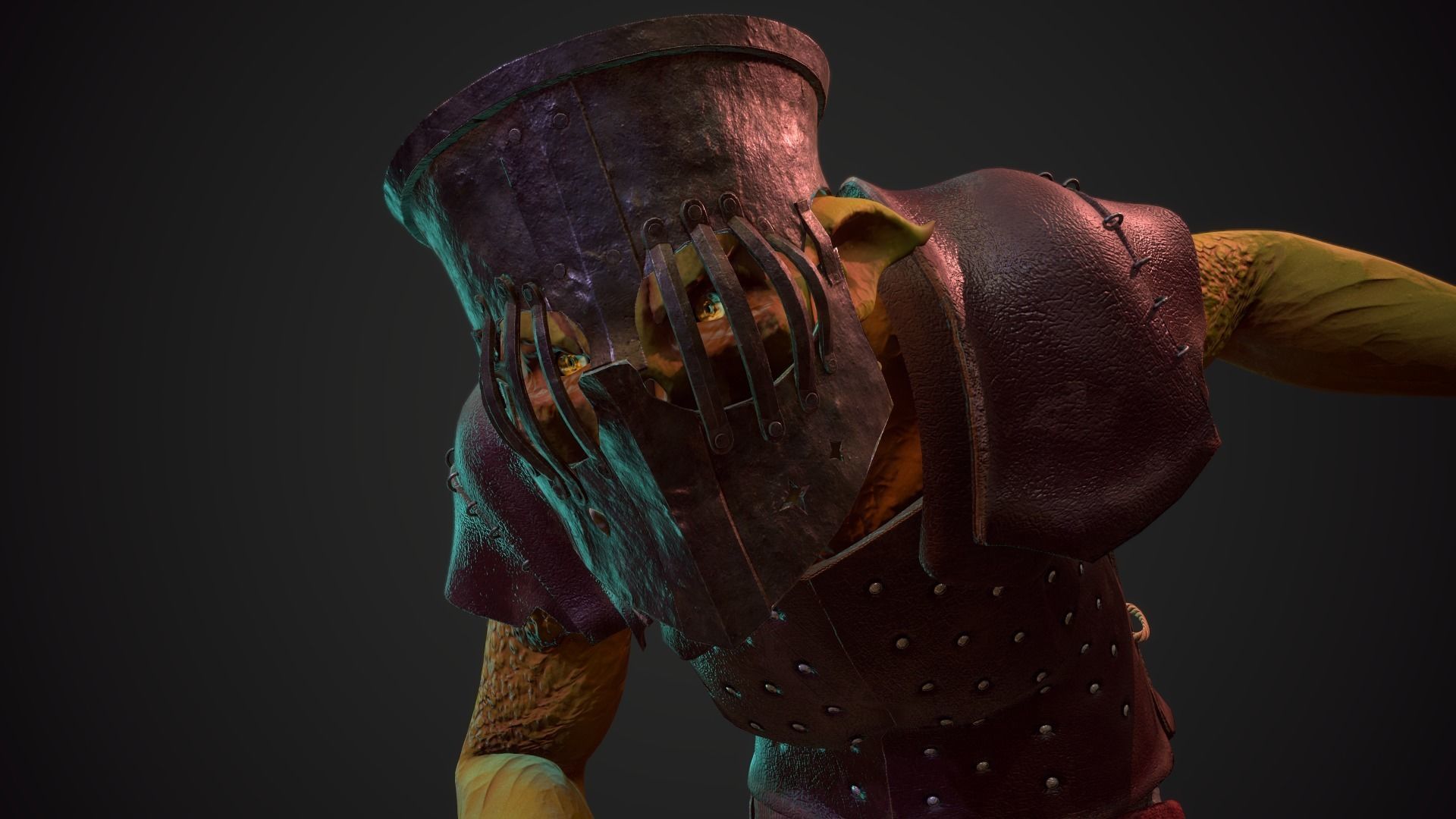 Ogre goblin 3D model rigged | CGTrader