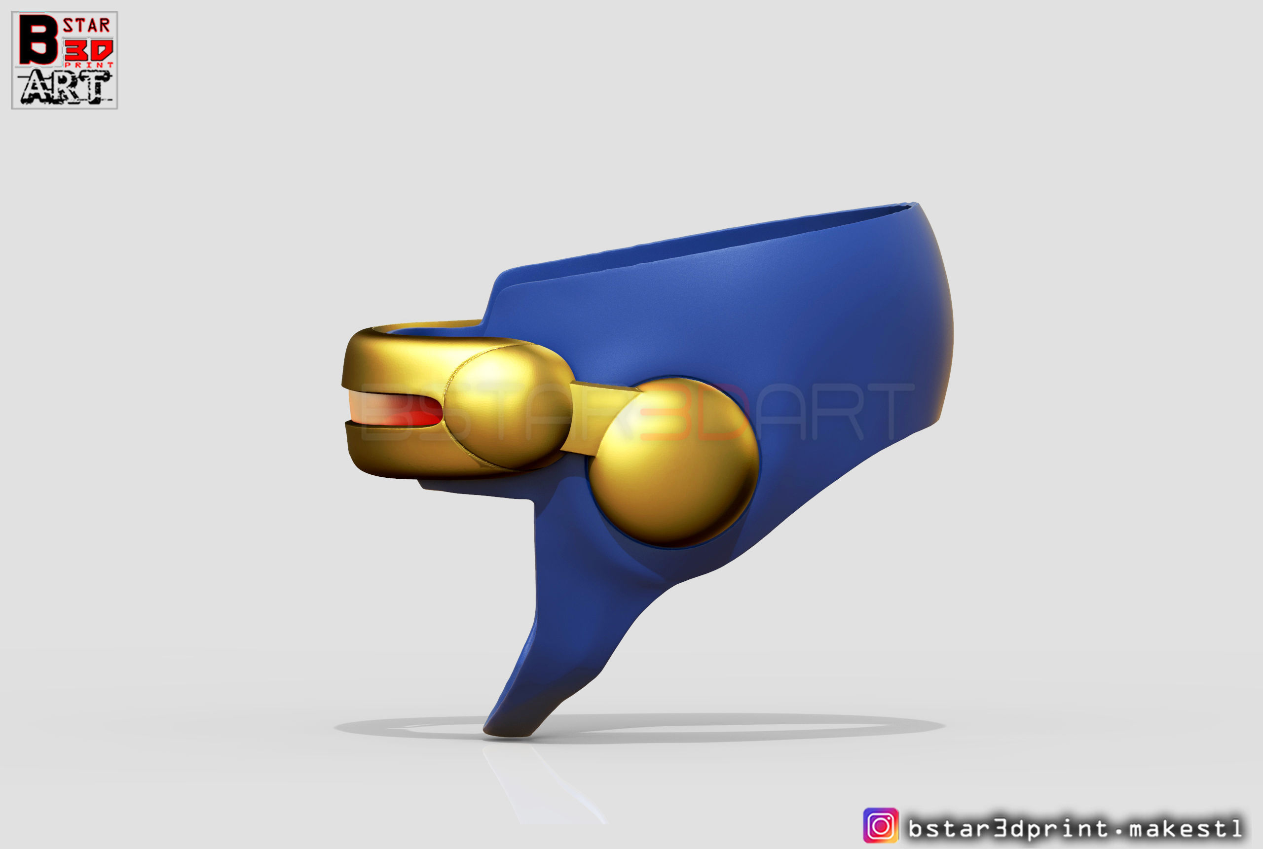 Cyclops X-Men Helmet - Marvel Comic cosplay 3D model 3D printable ...