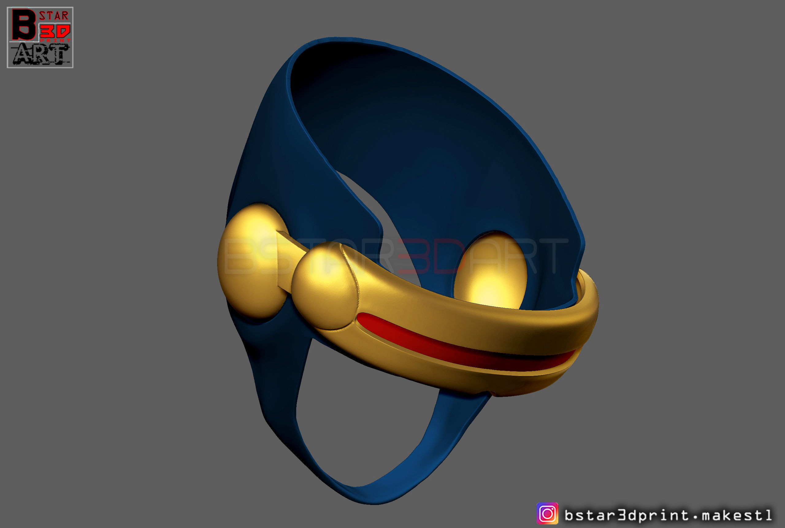 Cyclops X-Men Helmet - Marvel Comic cosplay 3D model 3D printable ...