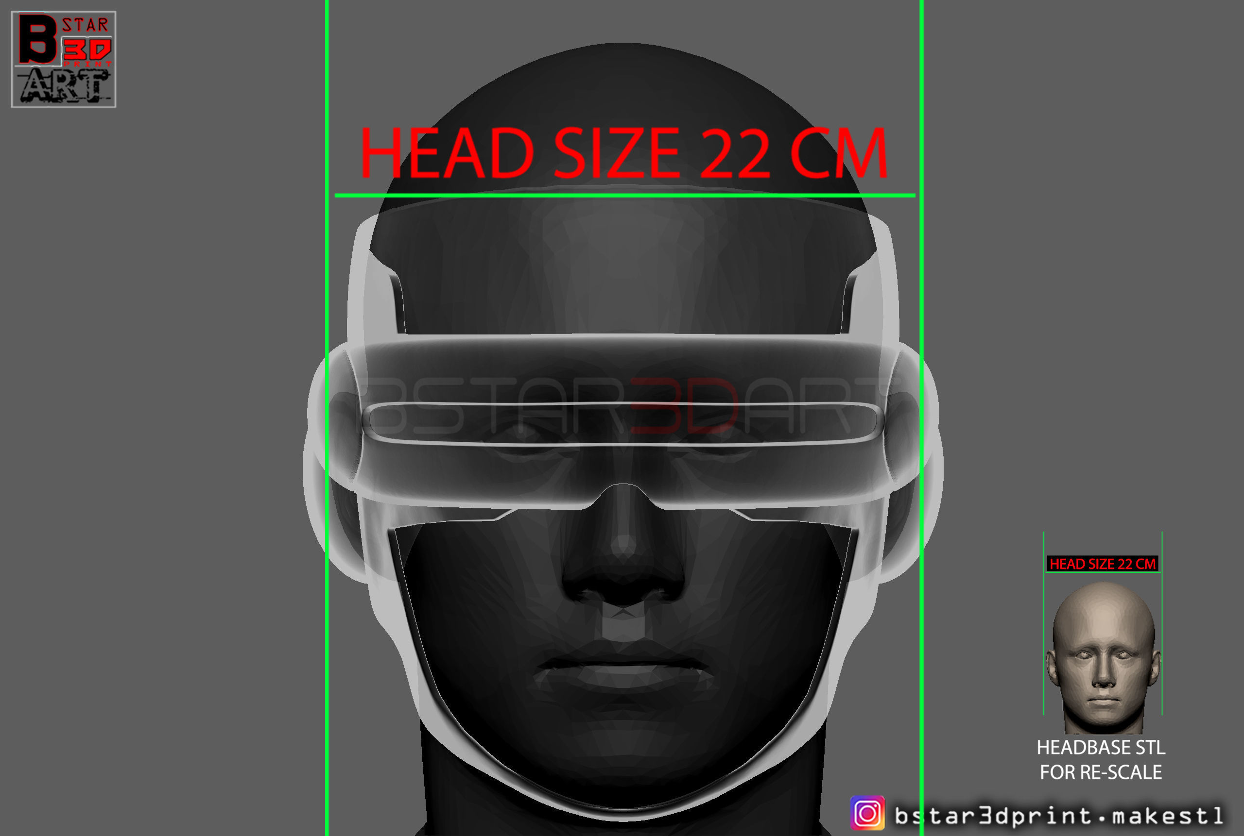 Cyclops X-Men Helmet - Marvel Comic cosplay 3D model 3D printable ...