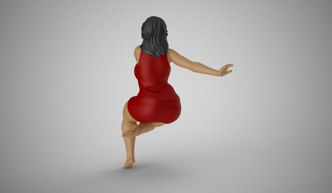 Woman Reclining to Back 3D model 3D printable | CGTrader