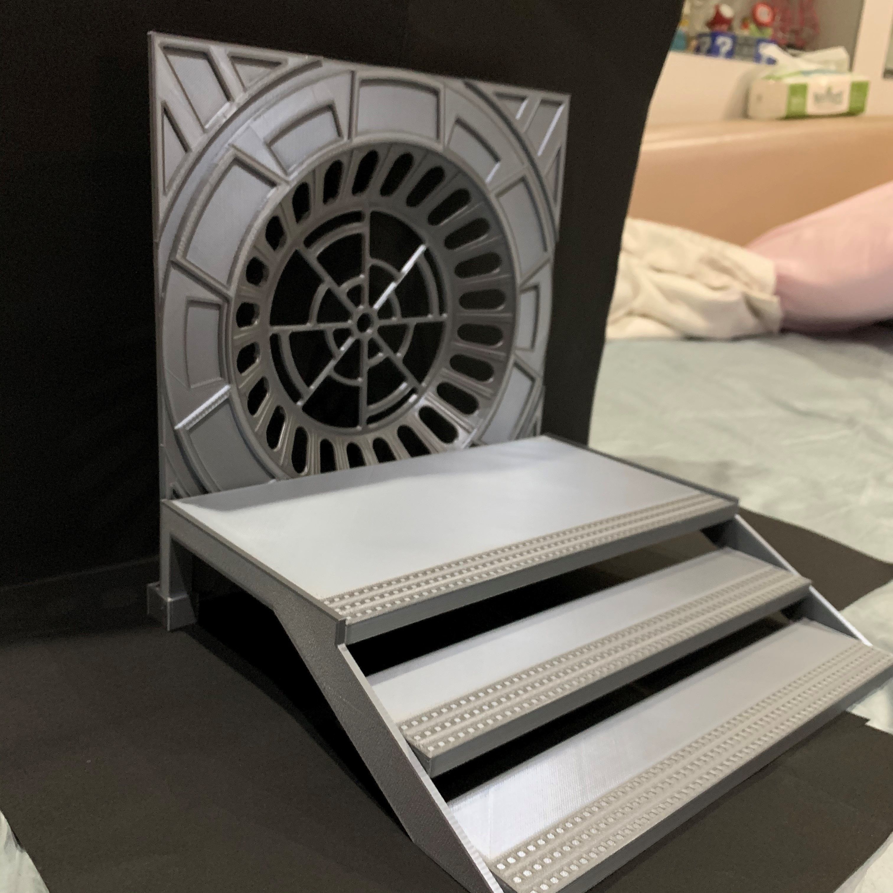 Death Star Emperor Throne Room Diorama Staircase 6 inch 3D model 3D ...