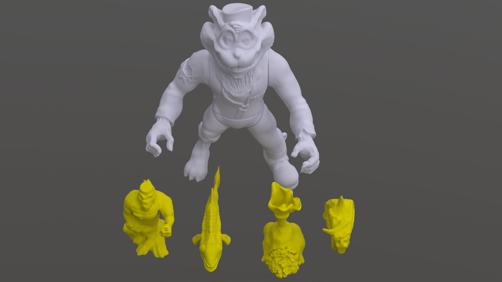 TMNT Scratch 3D Printable 3D model 3D printable | CGTrader