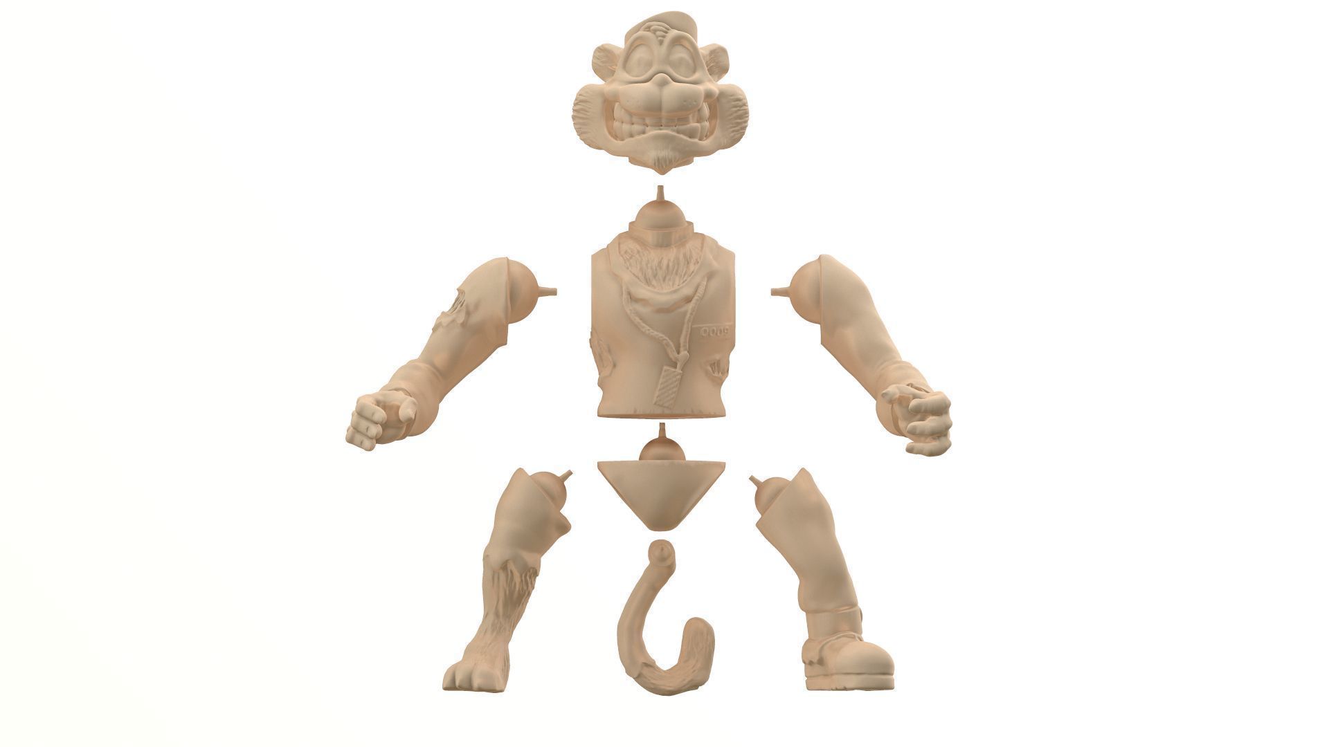 TMNT Scratch 3D Printable 3D model 3D printable | CGTrader