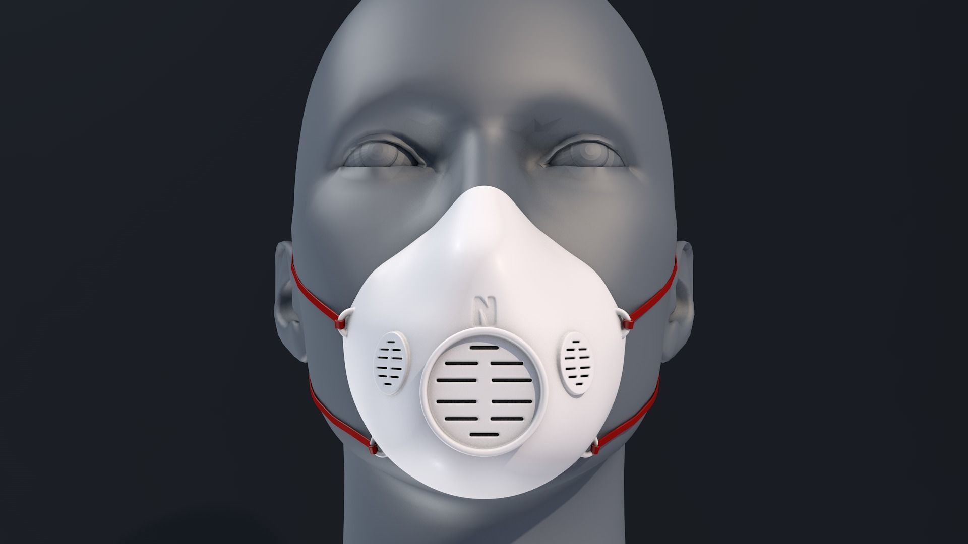 Face mask 3D Printable Model 3D model 3D printable | CGTrader