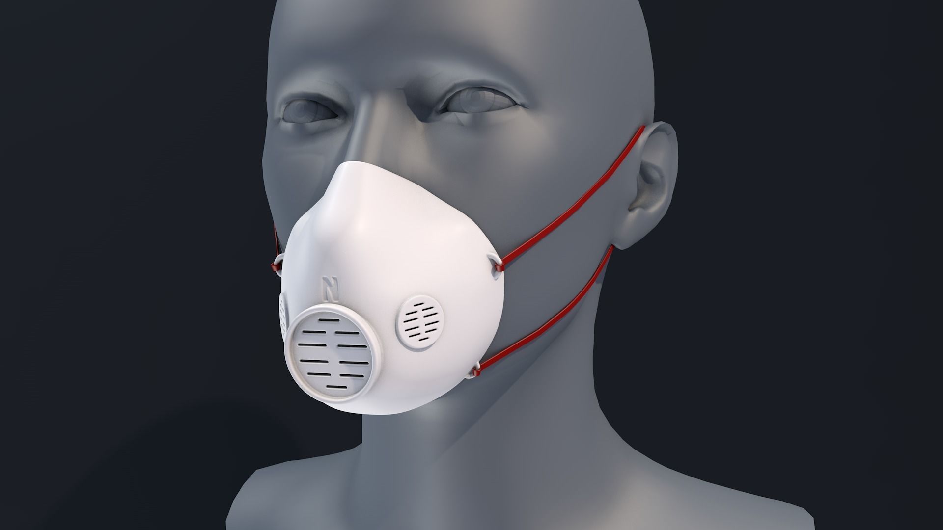 Face mask 3D Printable Model 3D model 3D printable | CGTrader