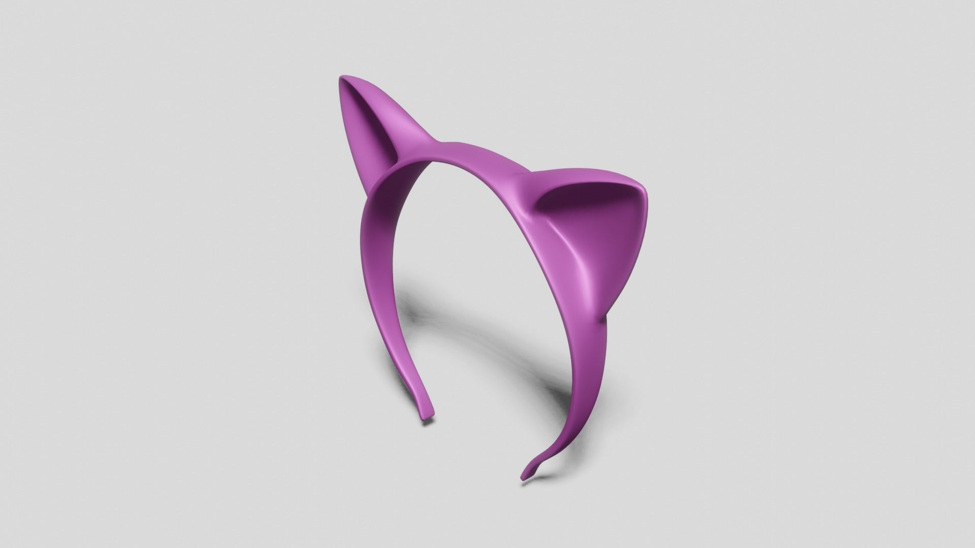 Headband Cat ears 3D model 3D printable | CGTrader