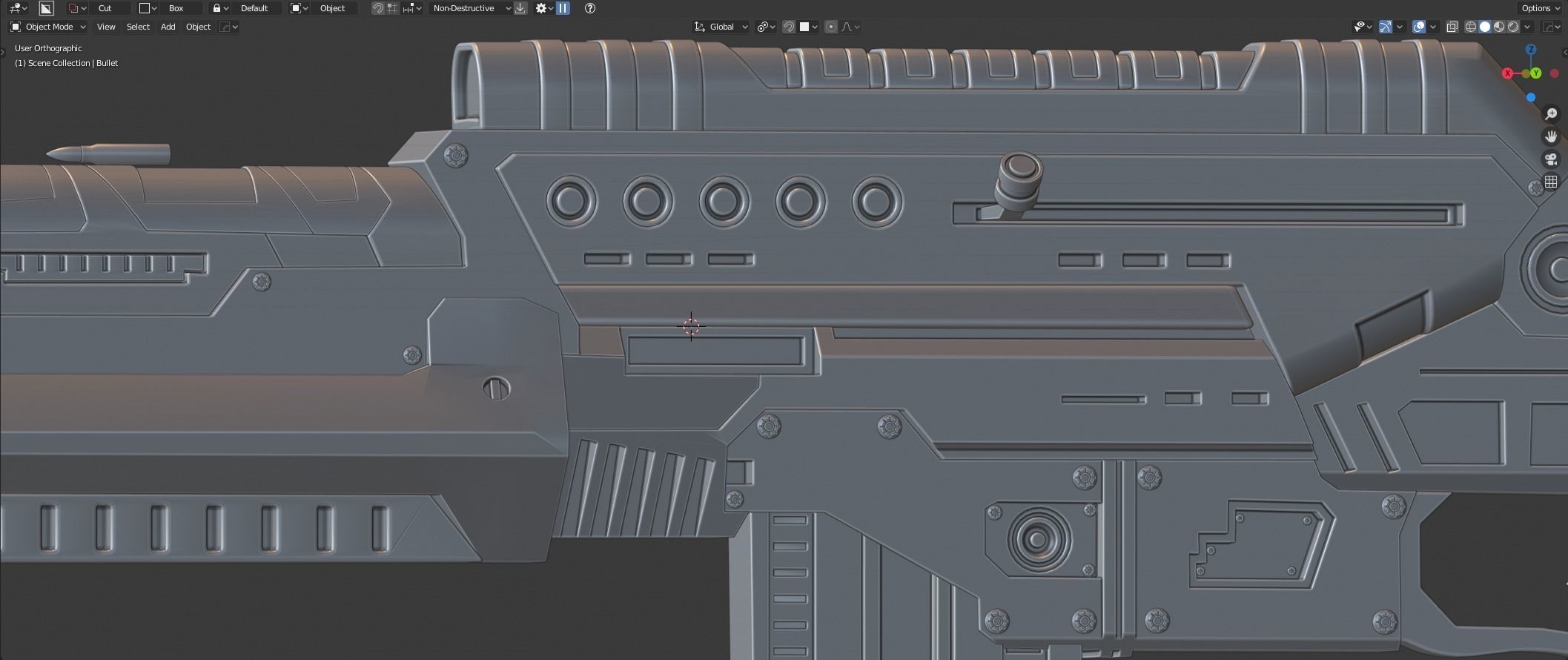 3D model Assault Rifle VR / AR / low-poly | CGTrader