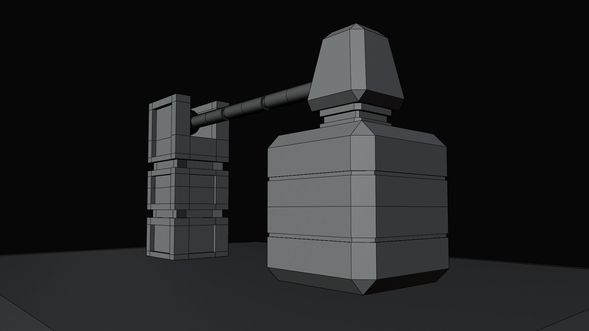 Animated Hammer For Games free VR / AR / low-poly 3D model animated ...