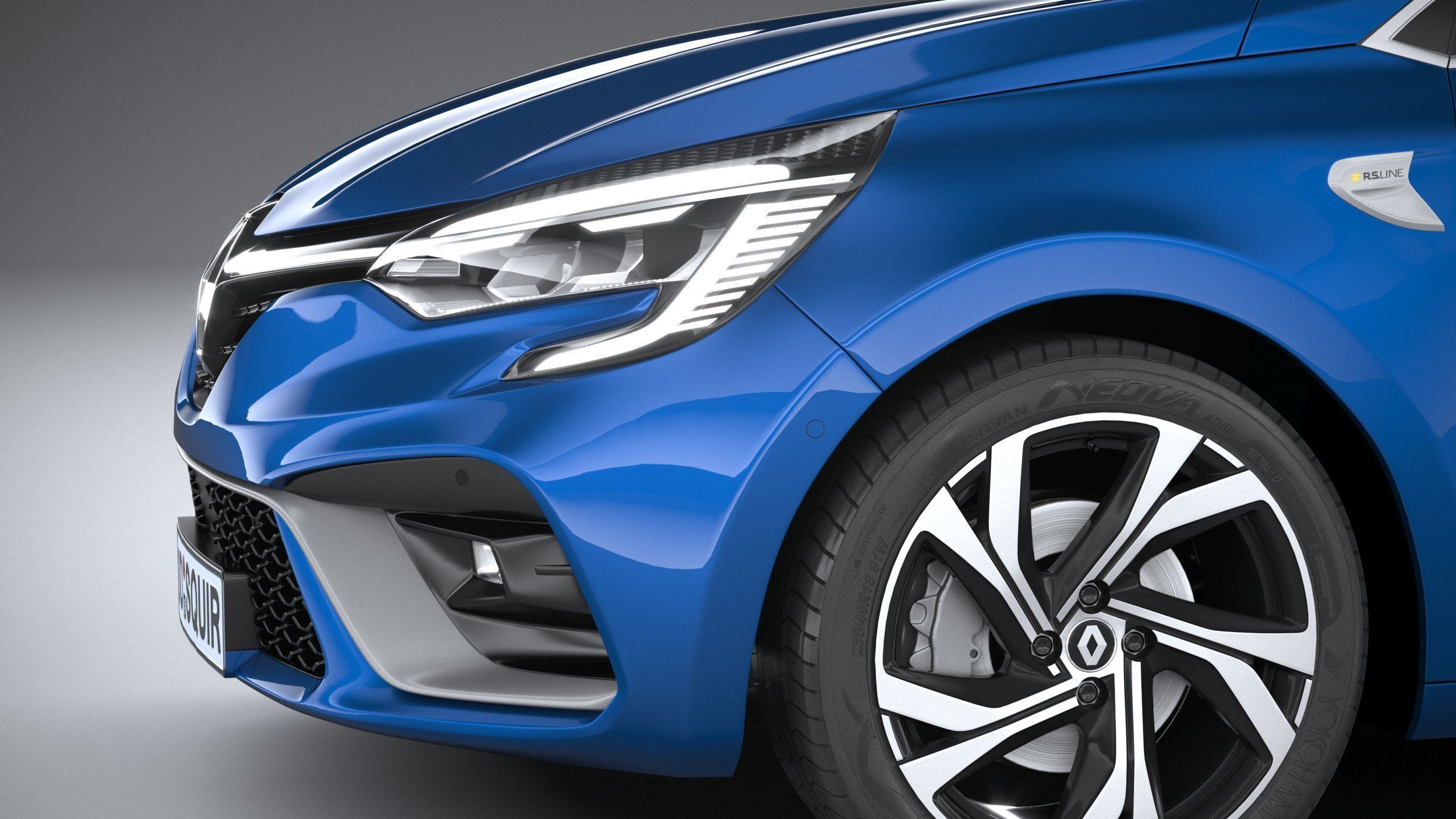 Renault Clio RS Line 2020 3D model | CGTrader