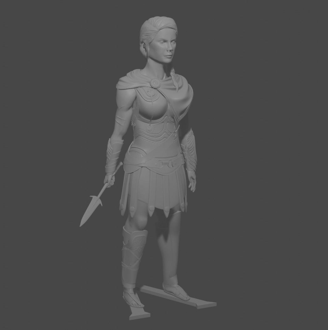Kassandra Assassin s Creed 3D model 3D printable | CGTrader