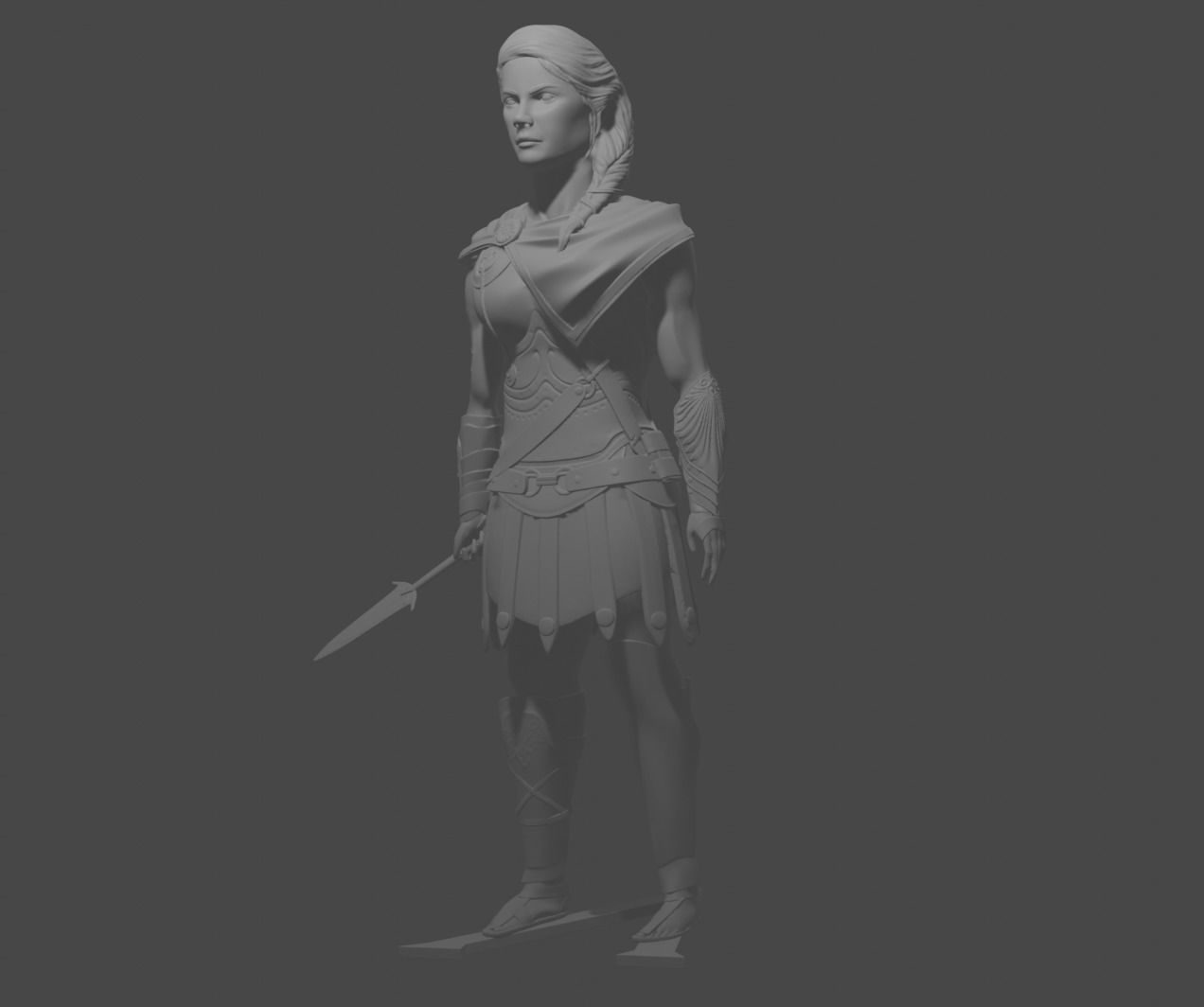Kassandra Assassin s Creed 3D model 3D printable | CGTrader