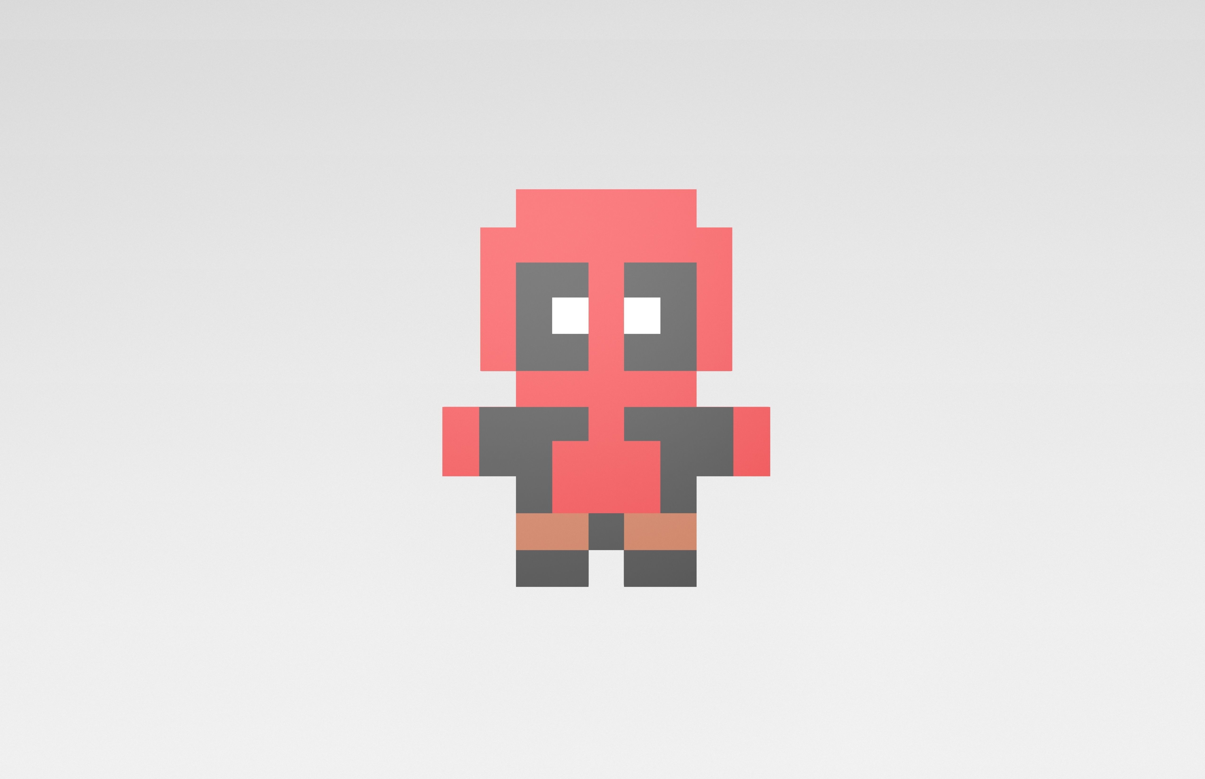 3D model Pixel Dead Pool v1 001 VR / AR / low-poly | CGTrader