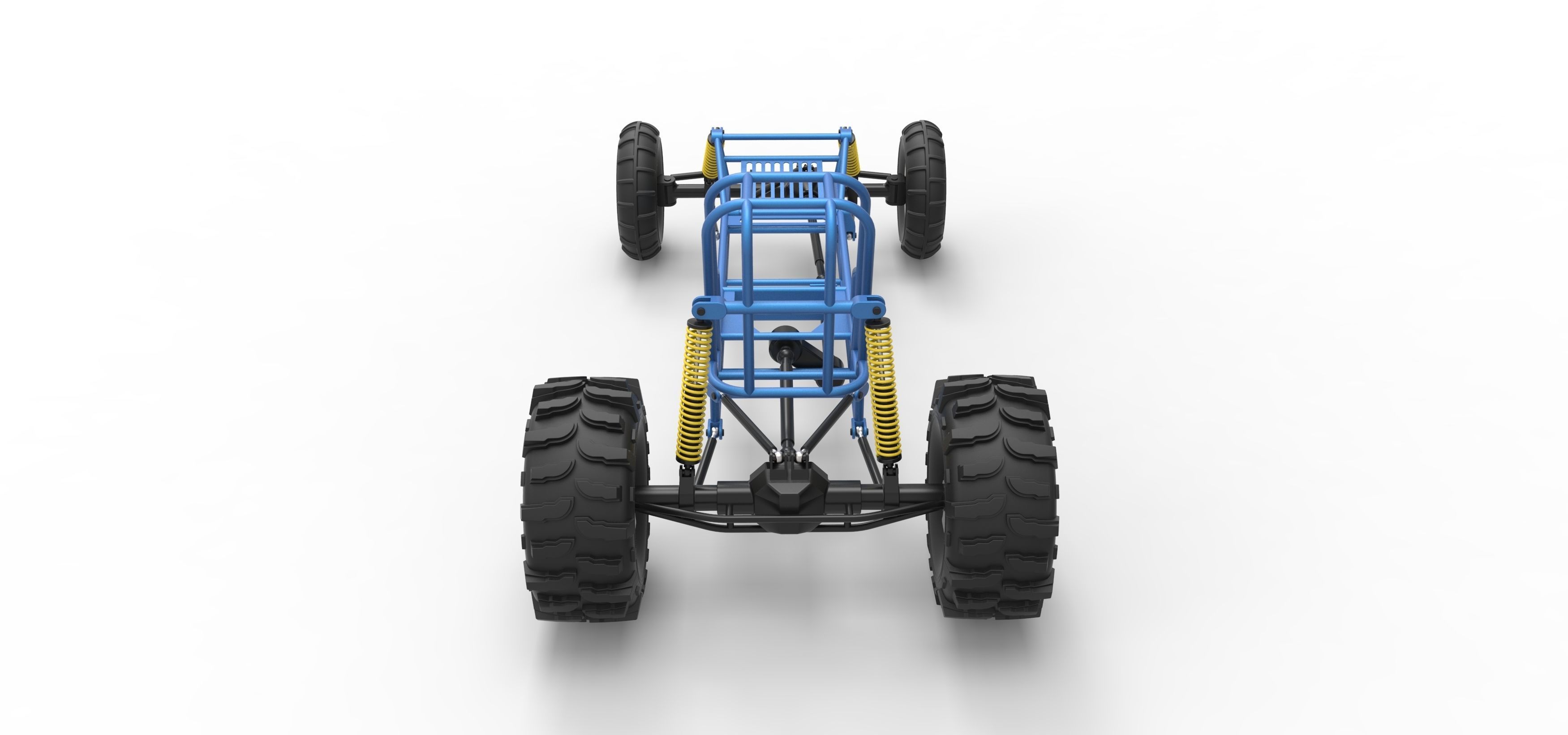 Mud dragster chassis 3D model | CGTrader
