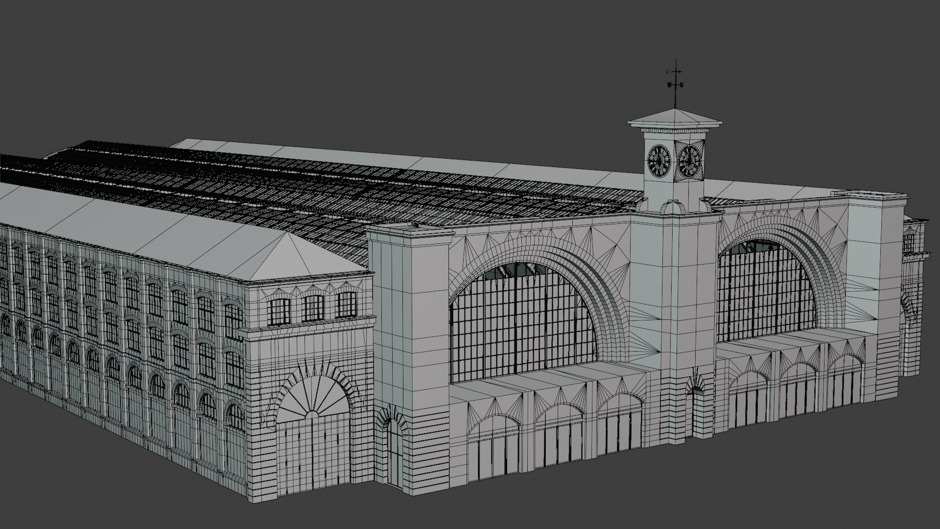 Kings Cross station 3D model | CGTrader
