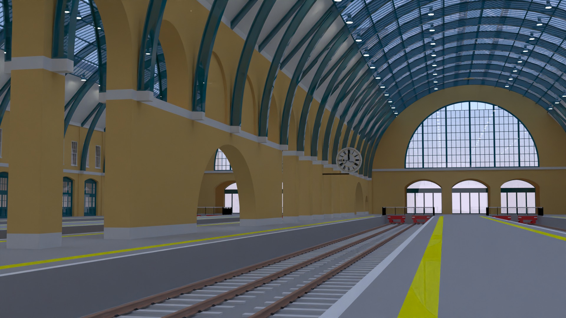 Kings Cross station 3D model | CGTrader
