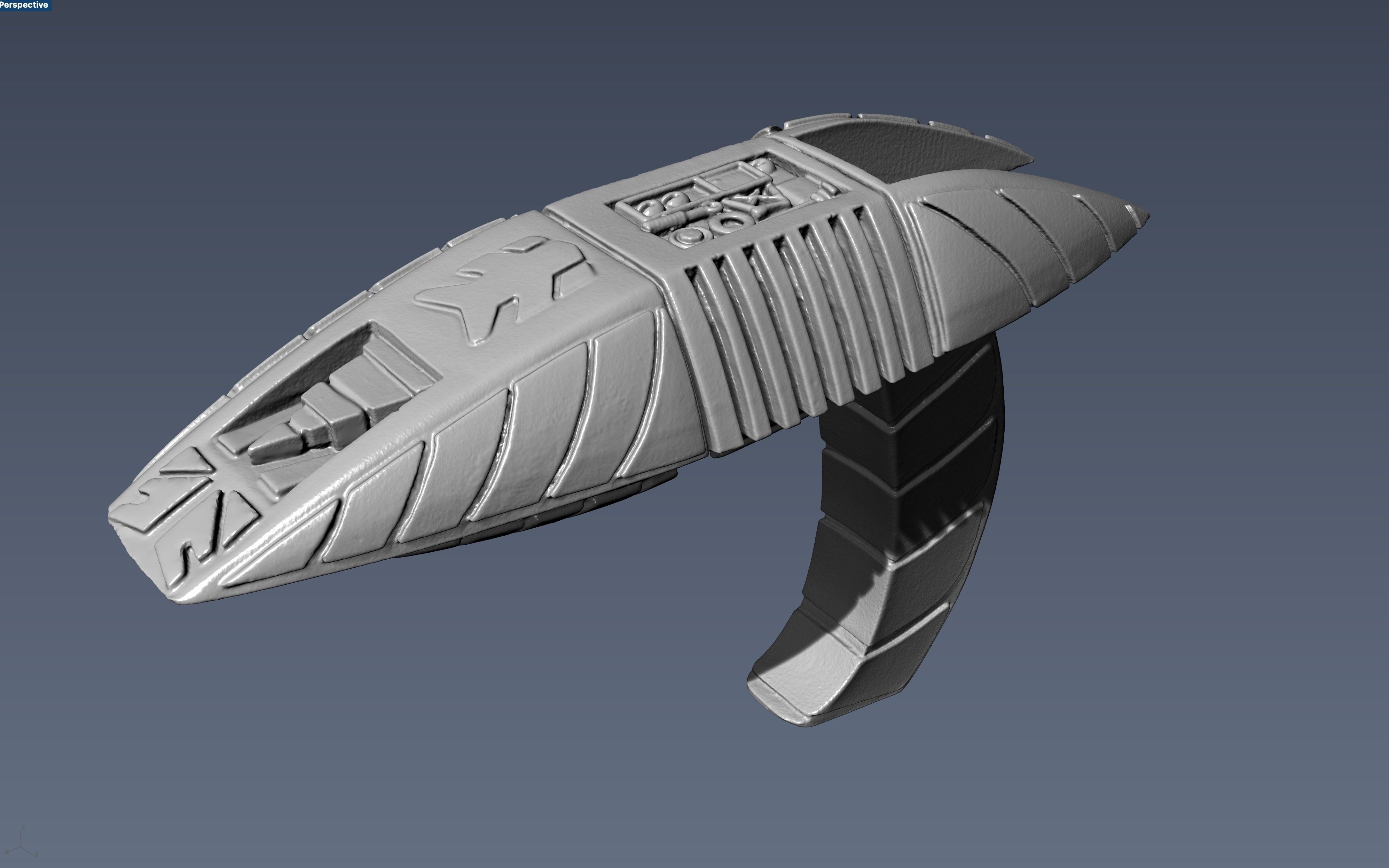 Cardassian phaser 3D model 3D printable | CGTrader