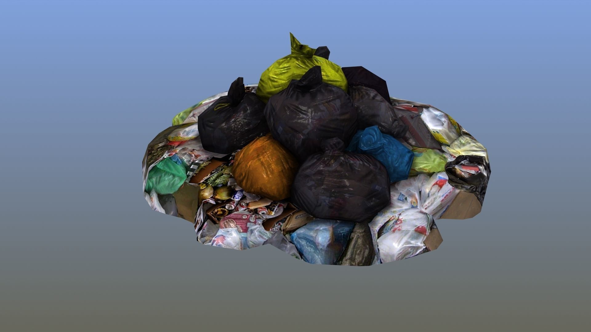 Trash Pile 3D model | CGTrader