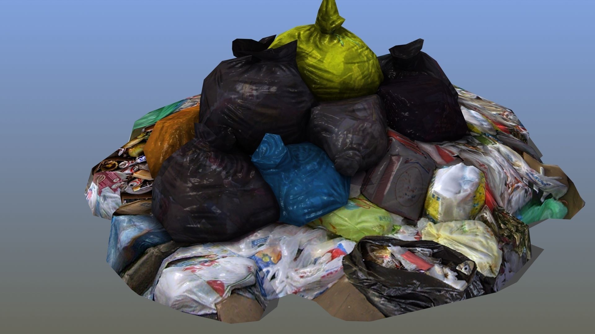 Trash Pile 3D model | CGTrader