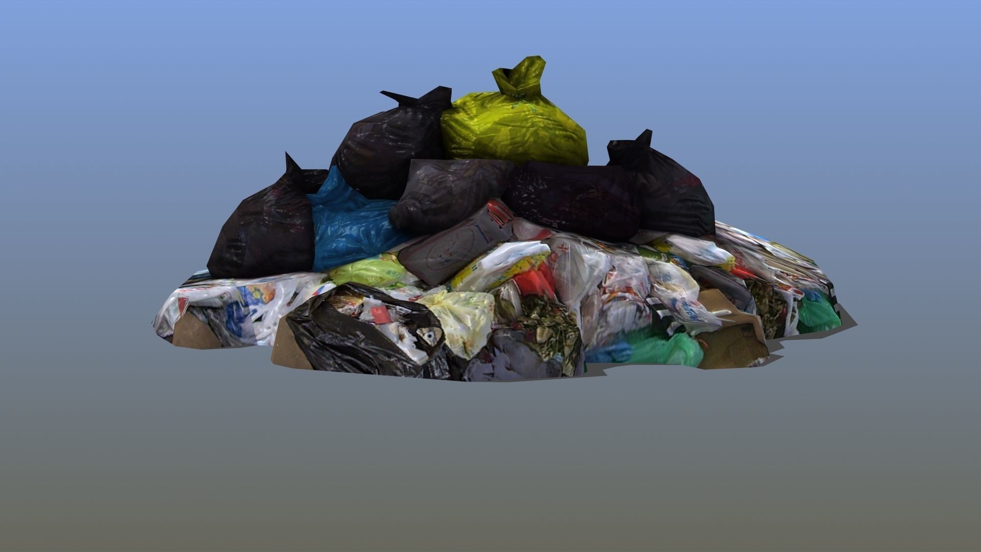 Trash Pile 3D model | CGTrader