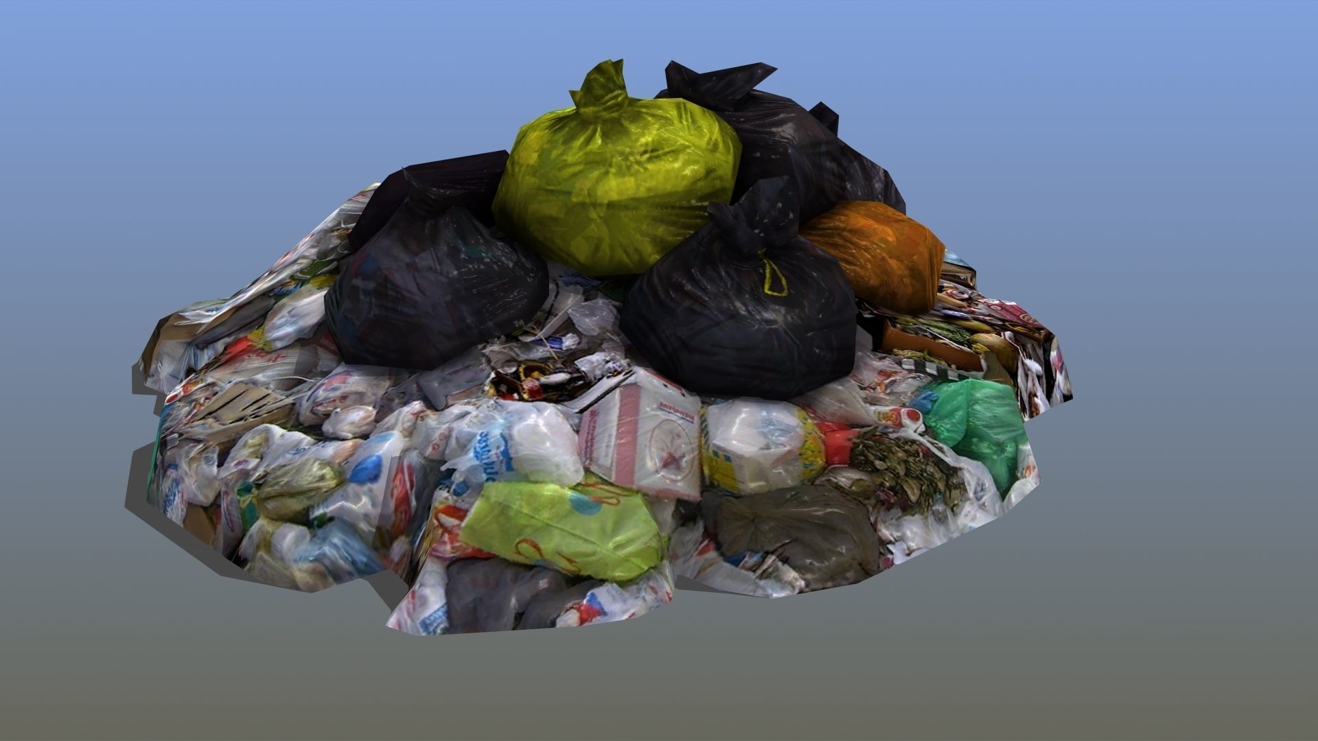 Trash Pile 3D model | CGTrader