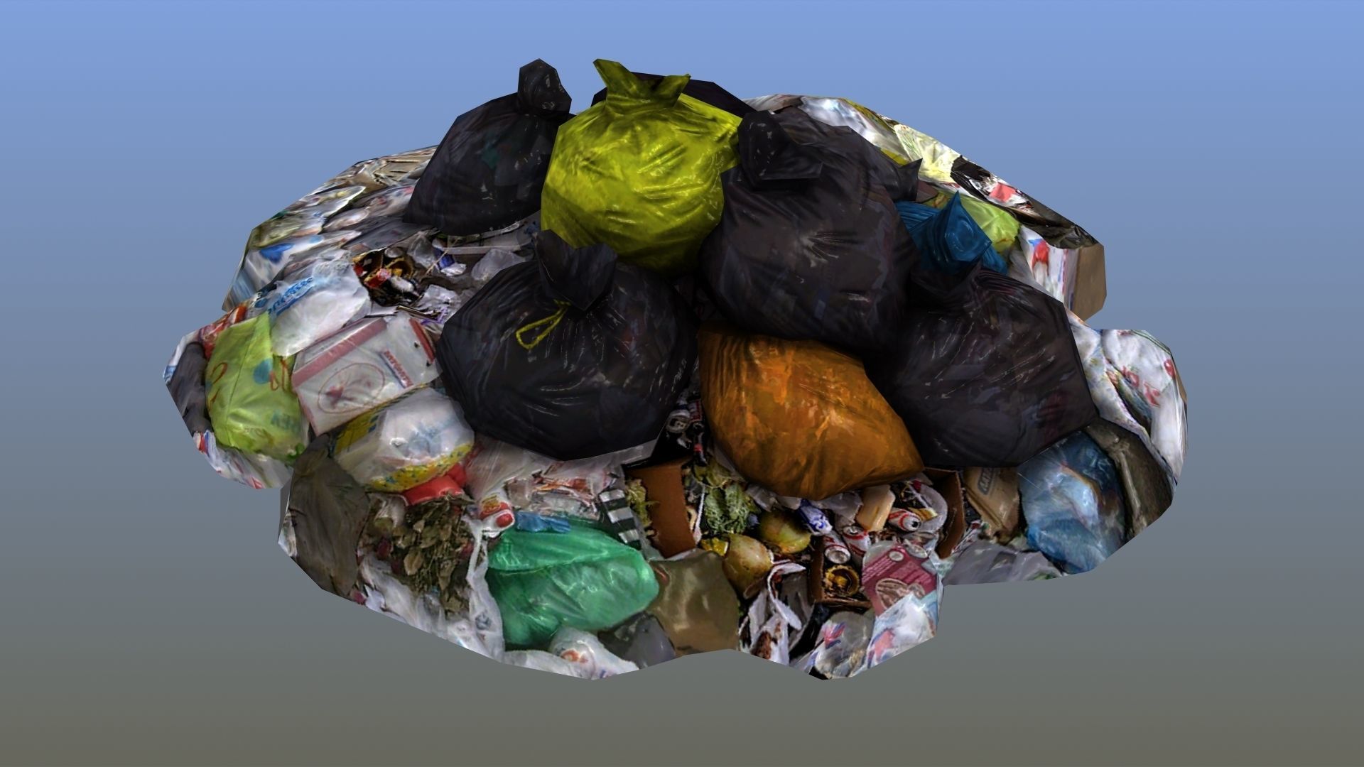Trash Pile 3D model | CGTrader