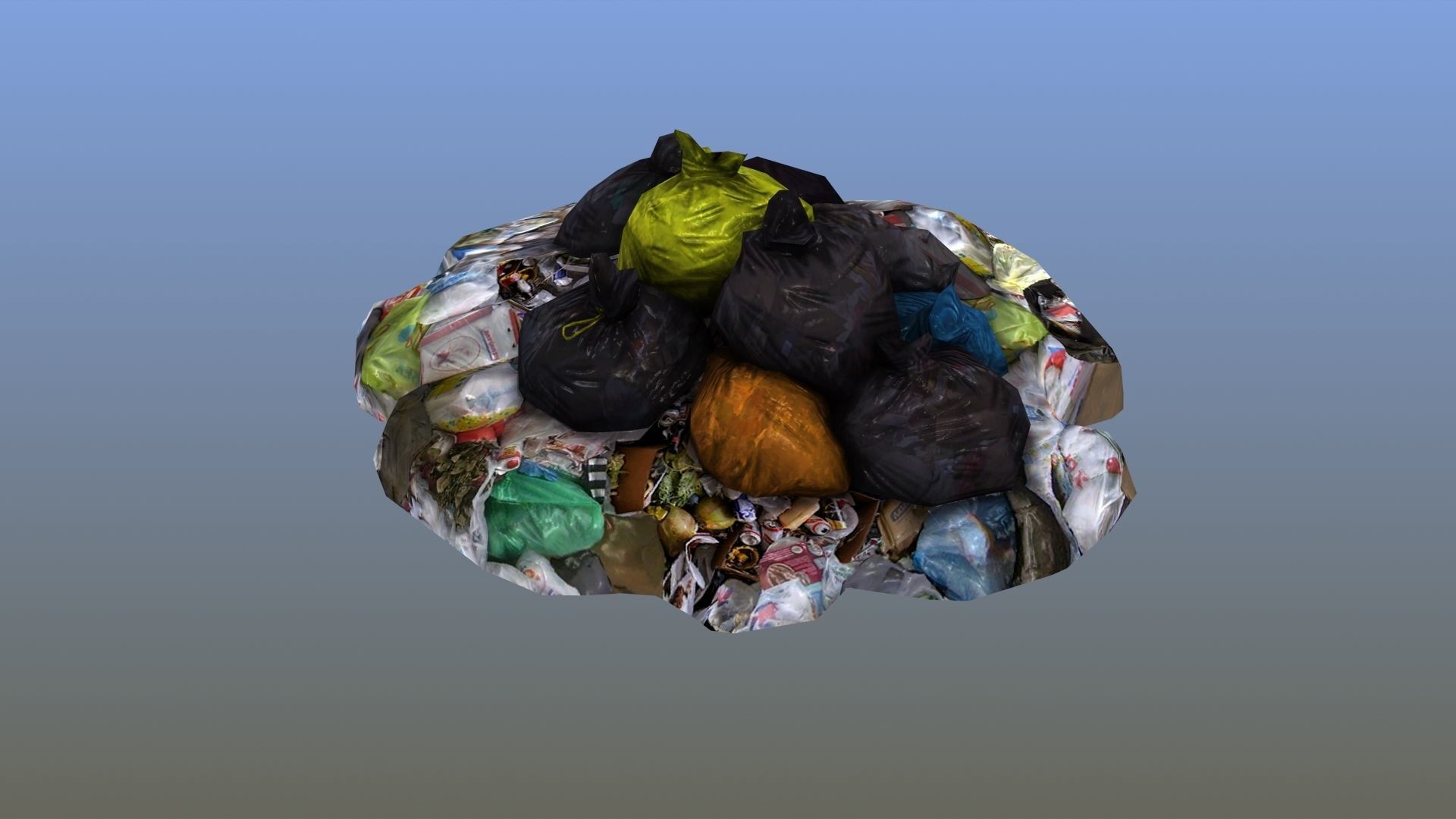 Trash Pile 3D model | CGTrader