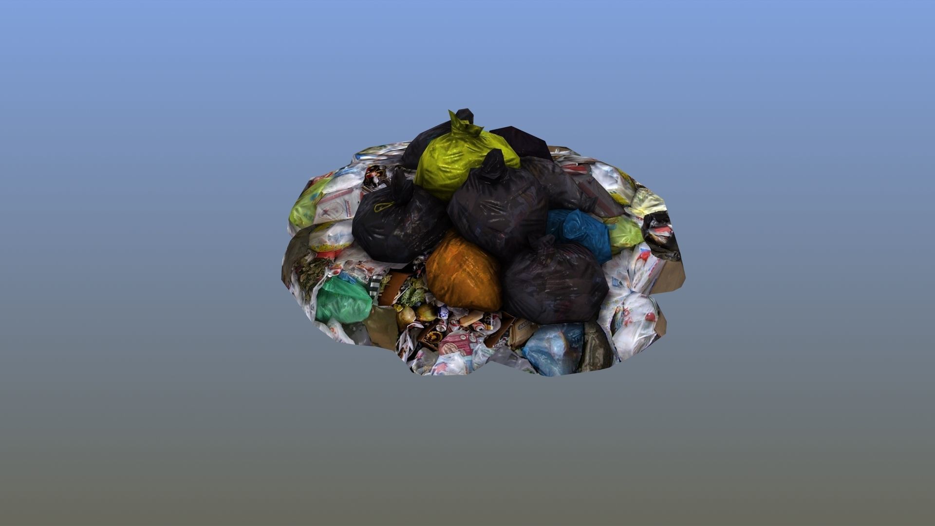 Trash Pile 3D model | CGTrader