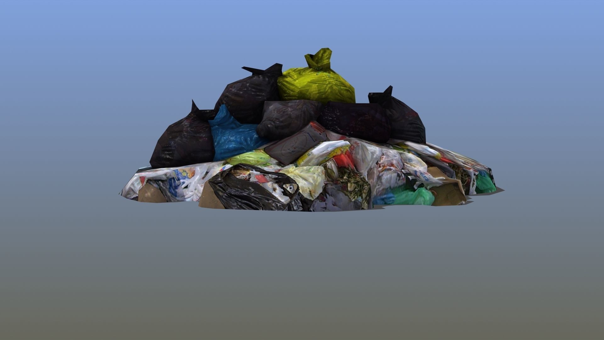 Trash Pile 3D model | CGTrader