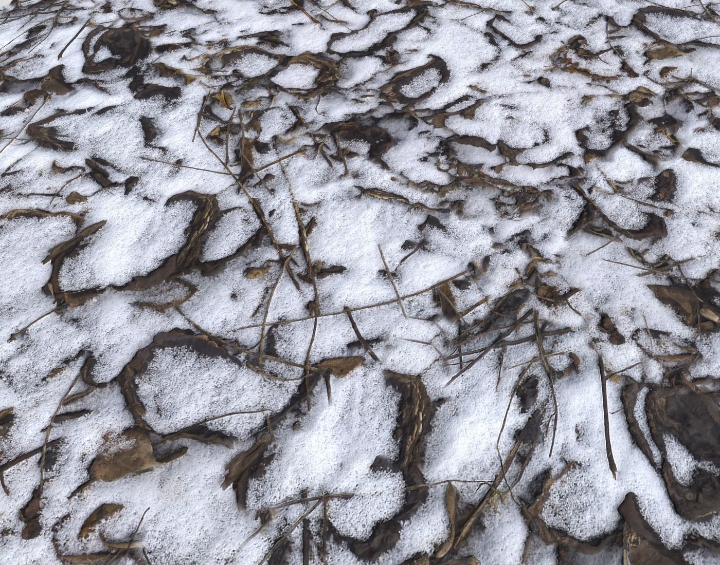 Snow terrain PBR pack 2 Texture | CGTrader