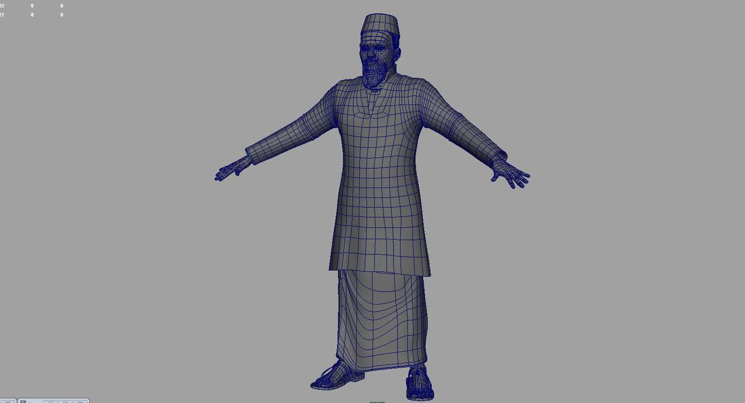 muslim man 3d model 3D model | CGTrader